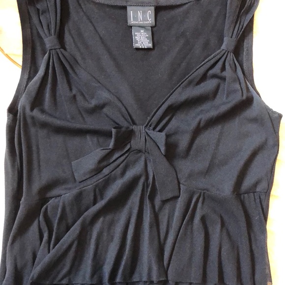 INC International Concepts | Tops | Inc Mesh Ruffle Front Tank Top With ...